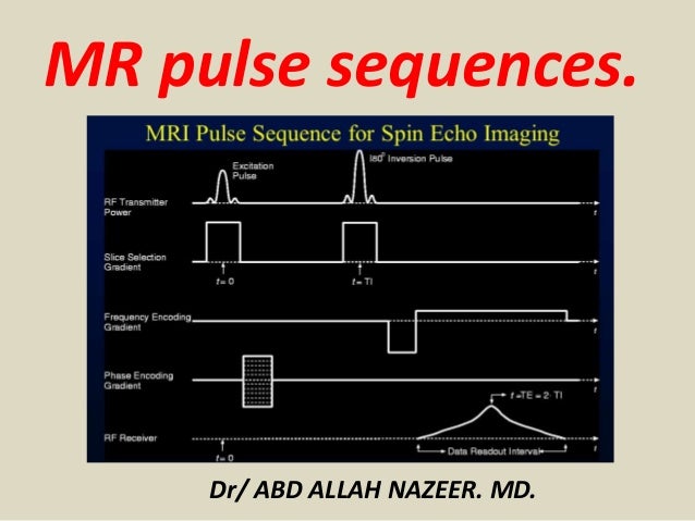 Presentation1, mr pulse sequences.