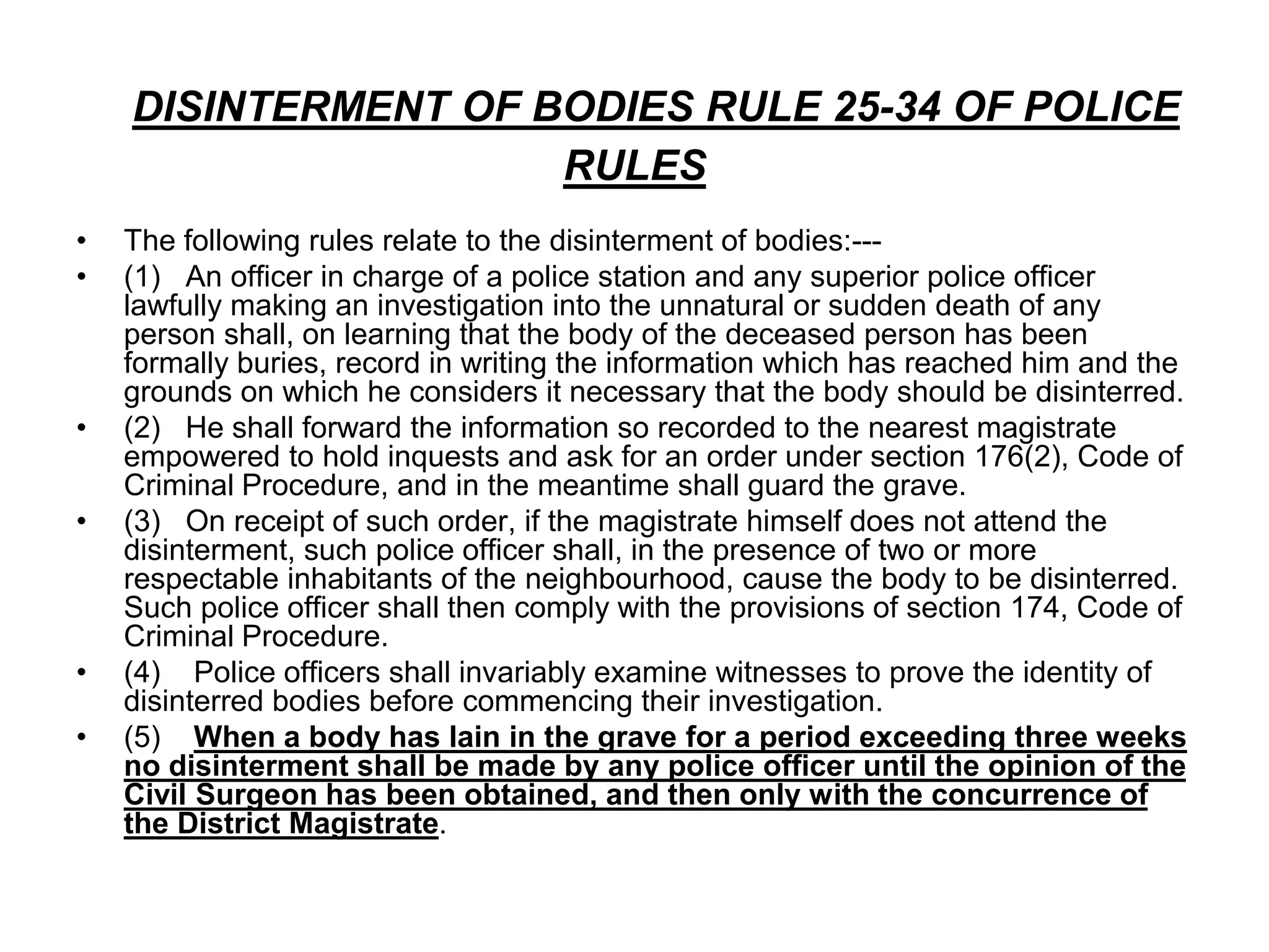 Inquest and Law related to it muhammad farooq khan | PPT