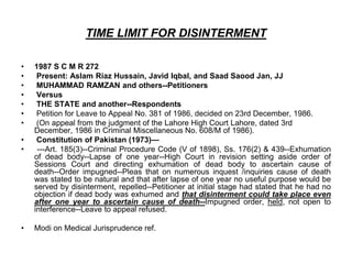 Inquest and Law related to it muhammad farooq khan | PPT