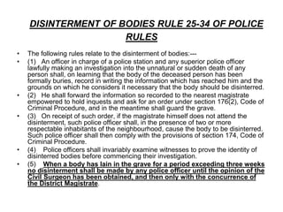 Inquest and Law related to it muhammad farooq khan | PPT