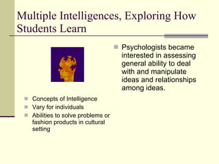 Presentation1 multiple intelligences | PPT