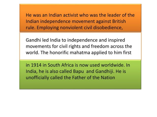 MAHATMA GHANDHI | PPTX