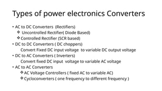 power electronics, devices, power diodes | PPTX