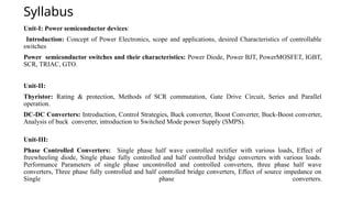 power electronics, devices, power diodes | PPTX