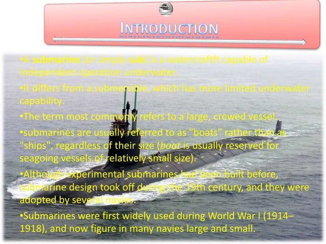 submarine ship | PPT