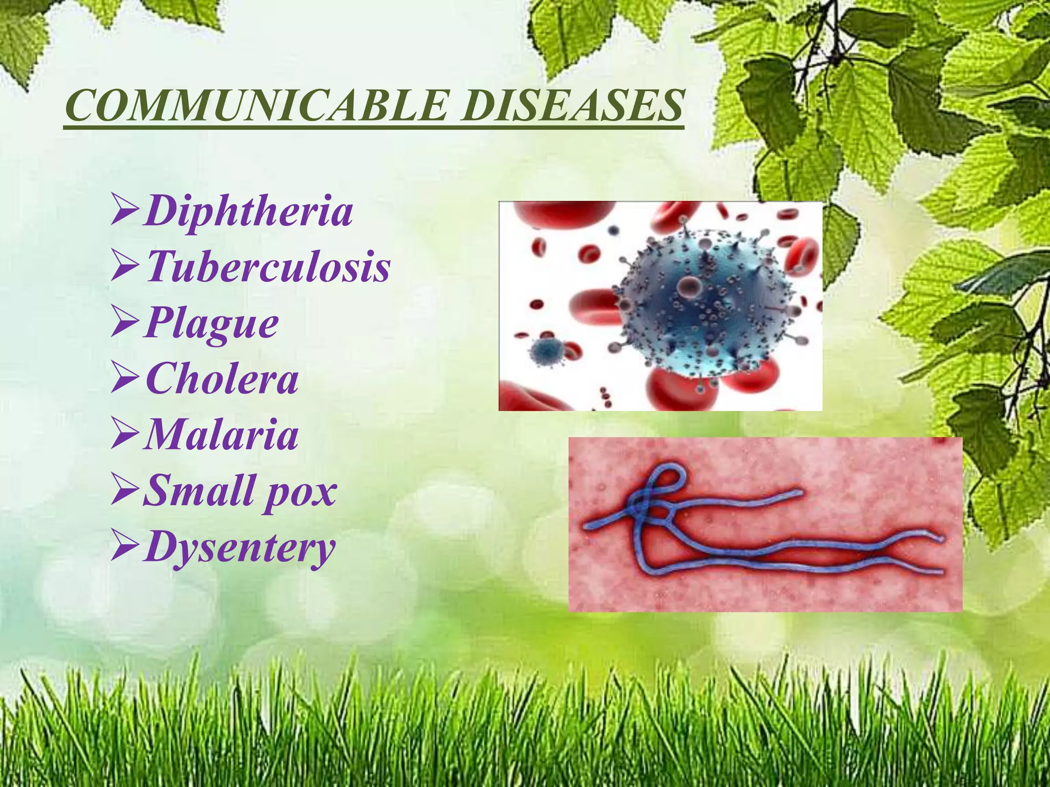 COMMUNICABLE DISEASES | PPTX