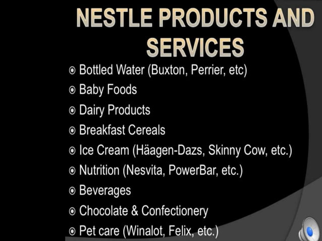 Nestle Organizational structure | PPTX