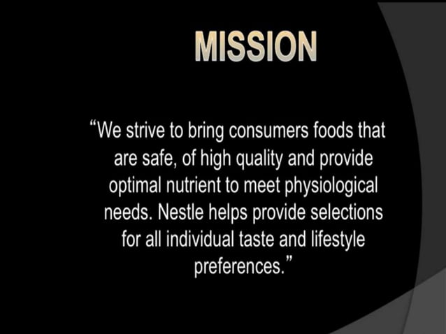 Nestle Organizational structure | PPTX