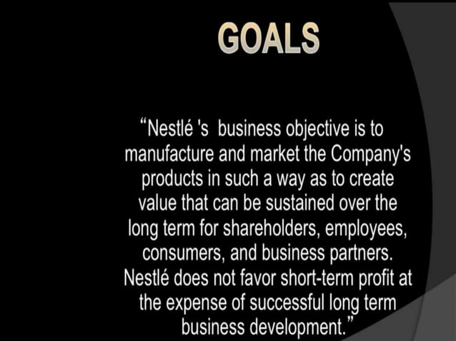 Nestle Organizational structure | PPTX