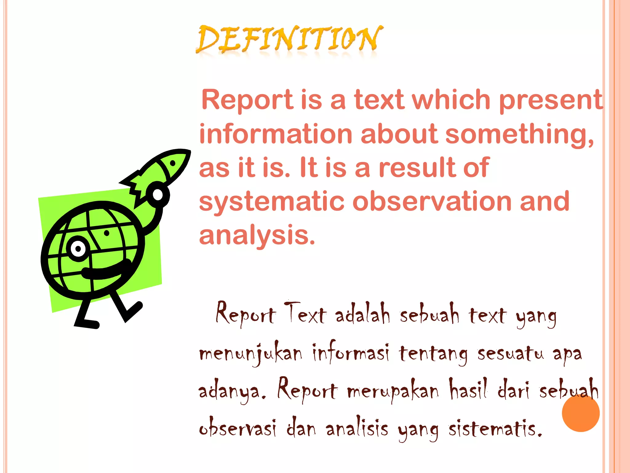 Report text | PPT