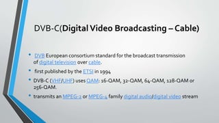 Digital Video Broadcasting (DVB) | PPTX