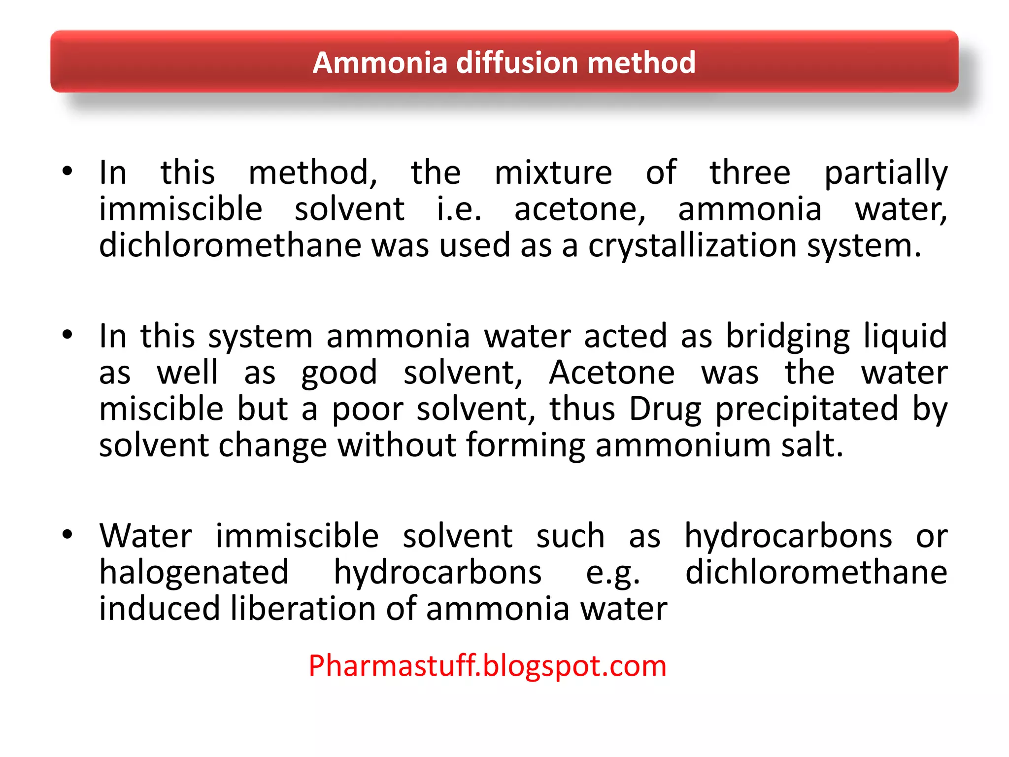 Spherical Crystallization PPT | PPTX