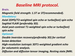Presentation1, new mri techniques in the diagnosis and monitoring of ...