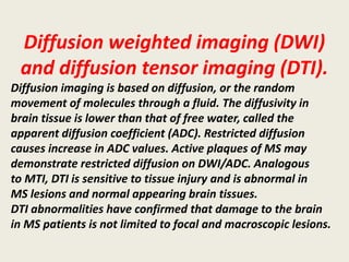 Presentation1, new mri techniques in the diagnosis and monitoring of ...