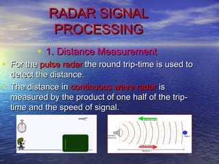 radar technology | PPT