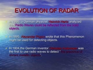 radar technology | PPT