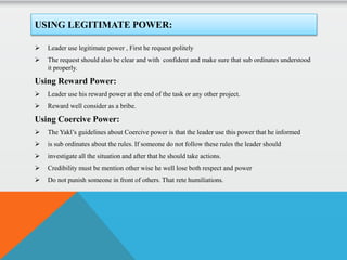 Power,Politics and Conflict Organizational behaviour | PPTX