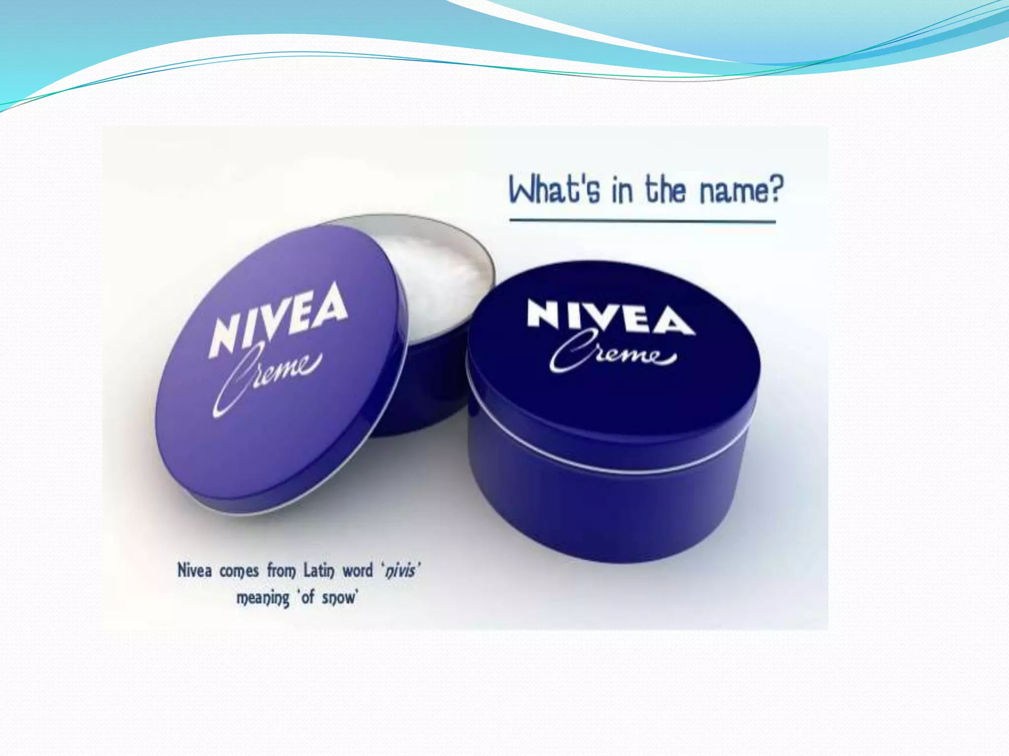 100 years of nivea and its products | PPTX