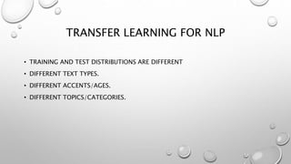 A Light Introduction to Transfer Learning for NLP | PPT