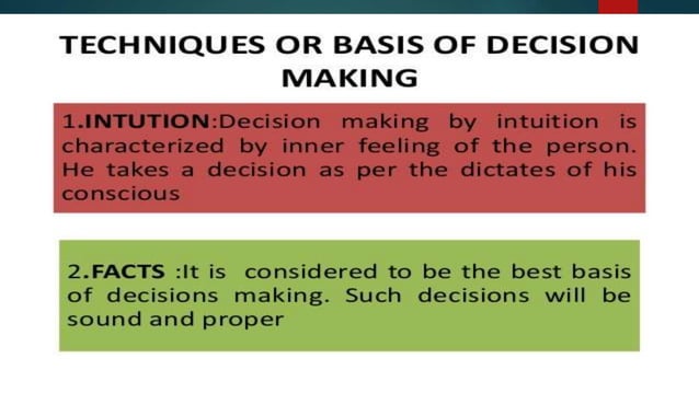 Decision Making Strategies | PPT