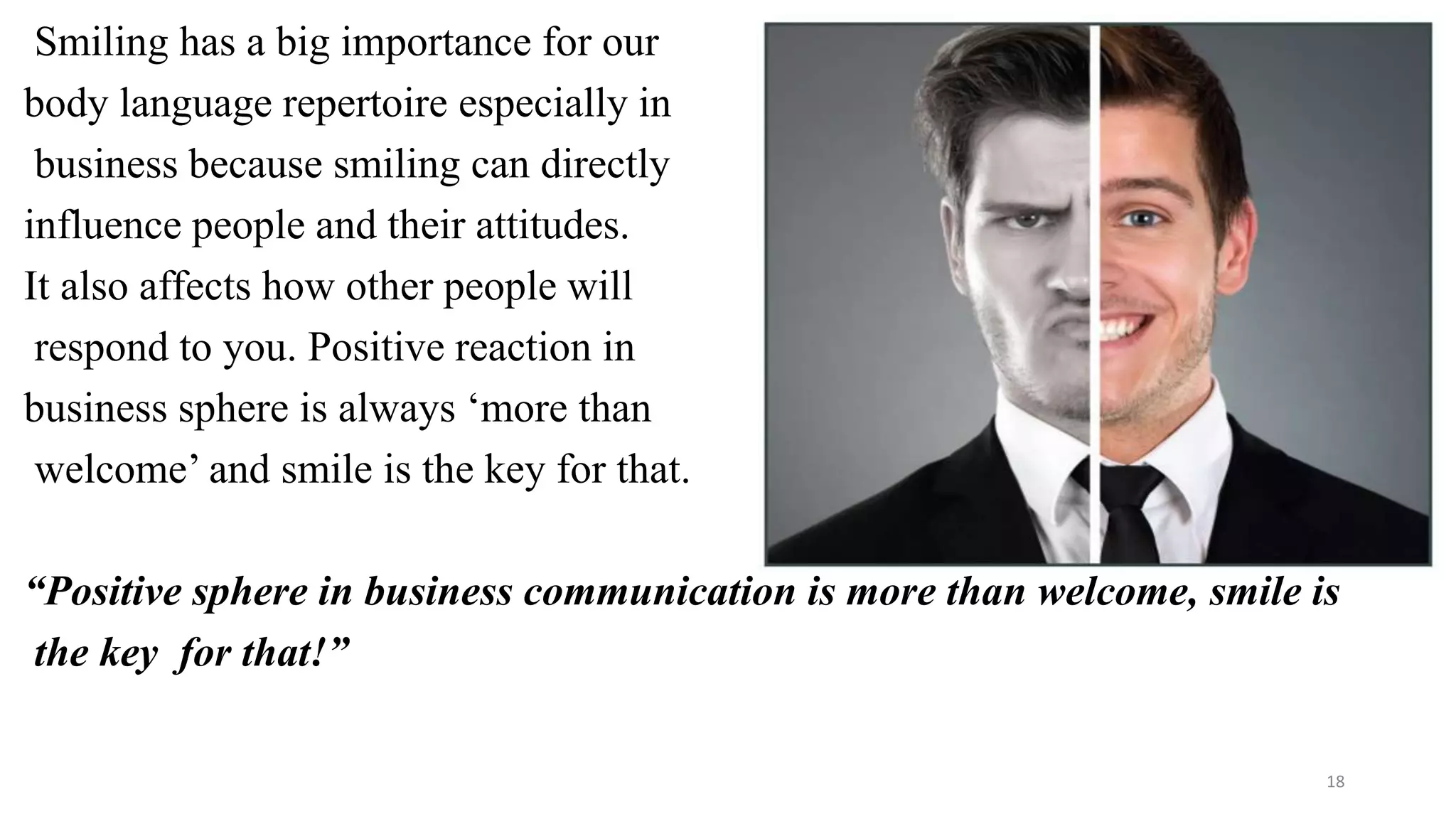 Non verbal Communication in Business. | PPTX