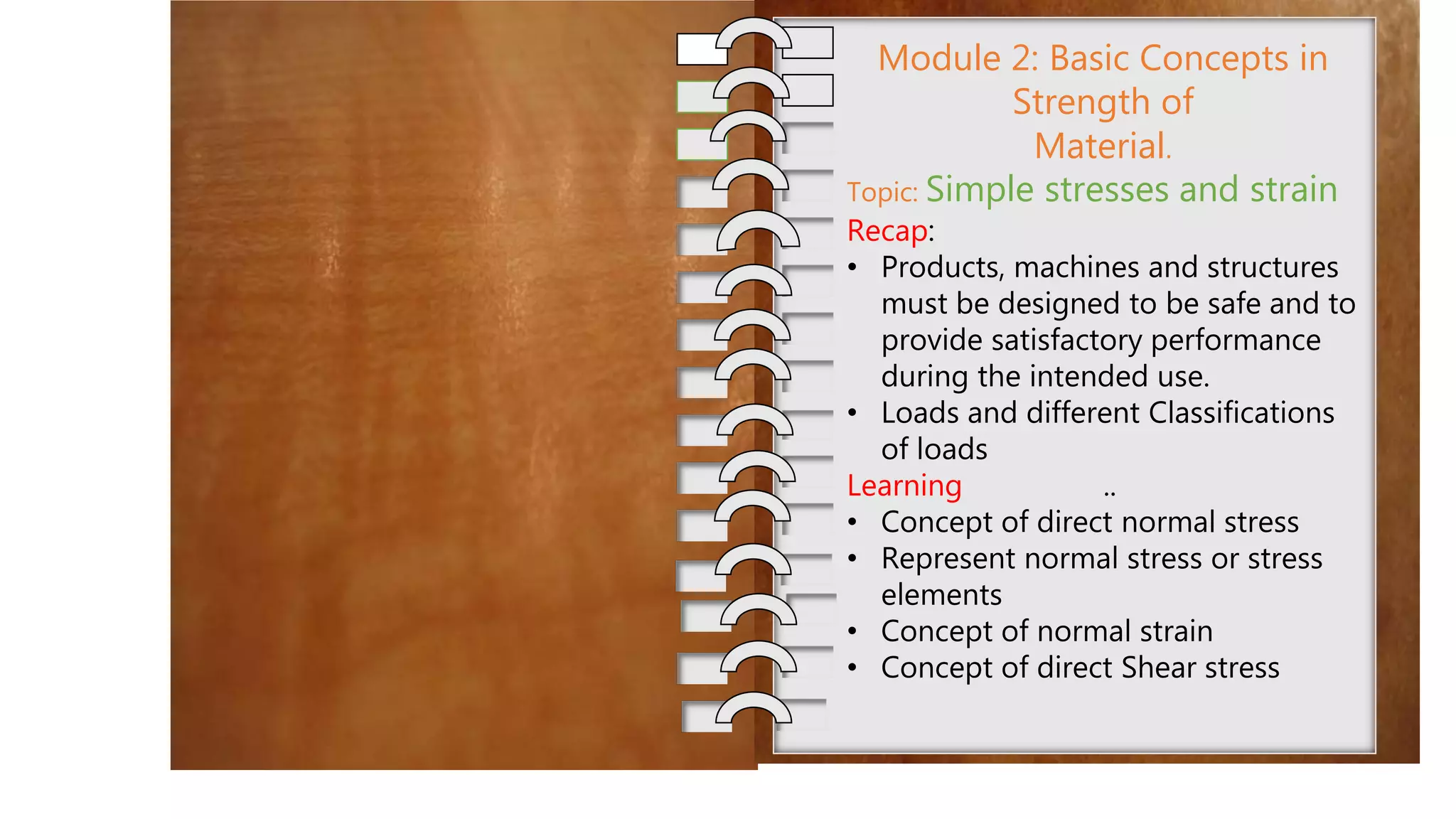 Simple Stress and strain | PPTX