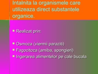 Nutritia heterotrofa | PPT