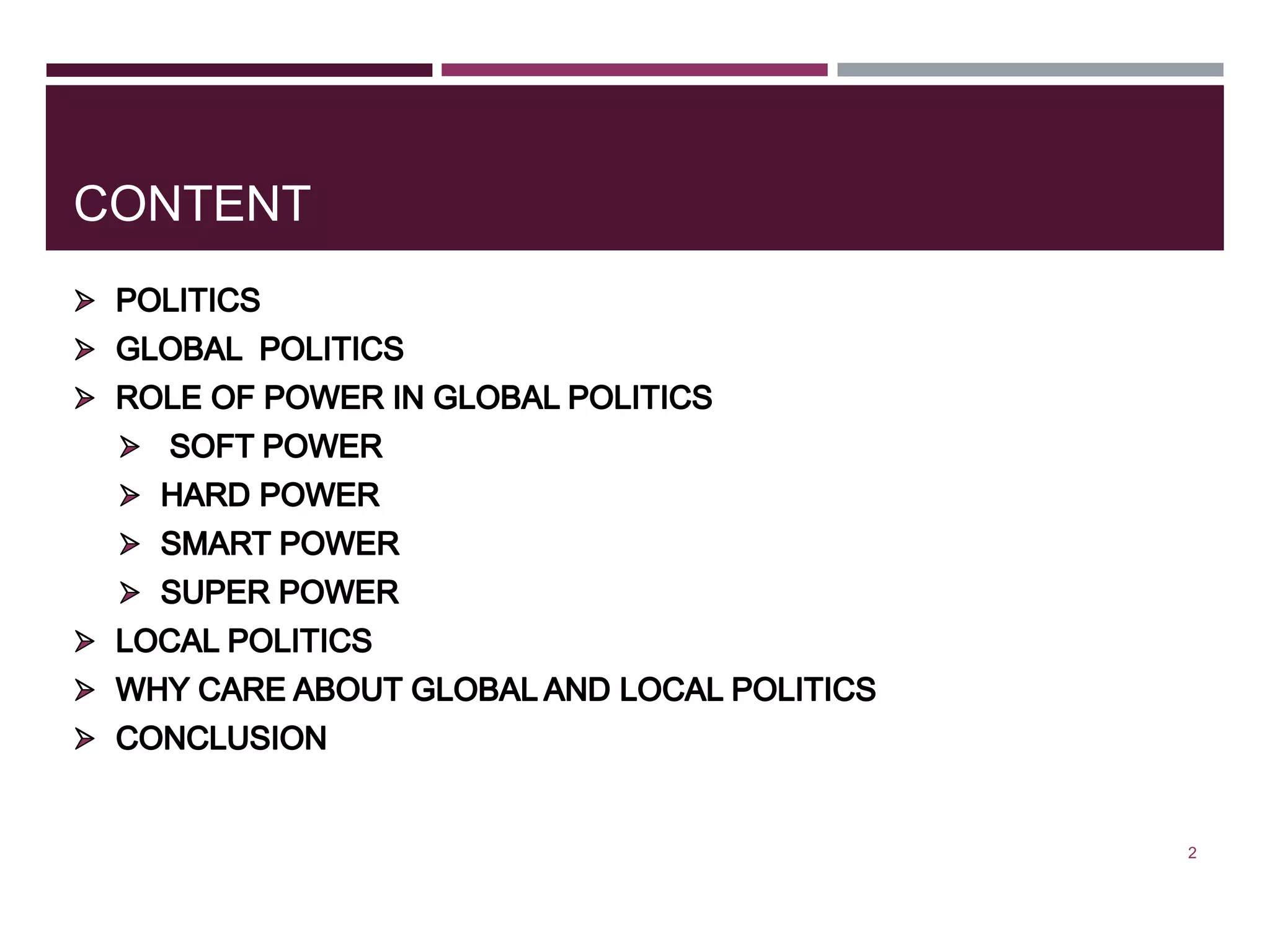 Why care about local and global politics? | PPTX