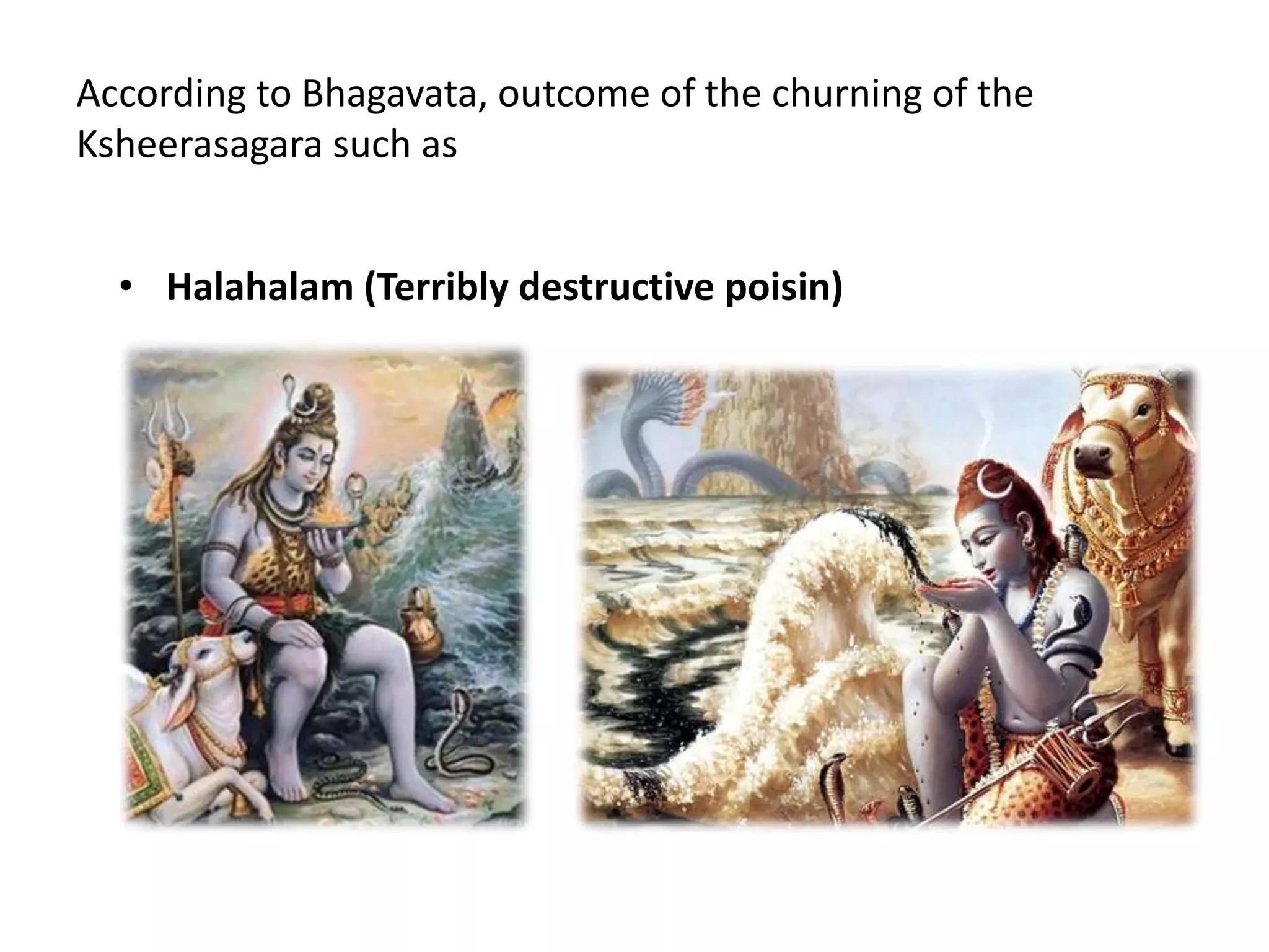 The Churning of The Ocean of Milk | PPTX | Hinduism | Religion ...