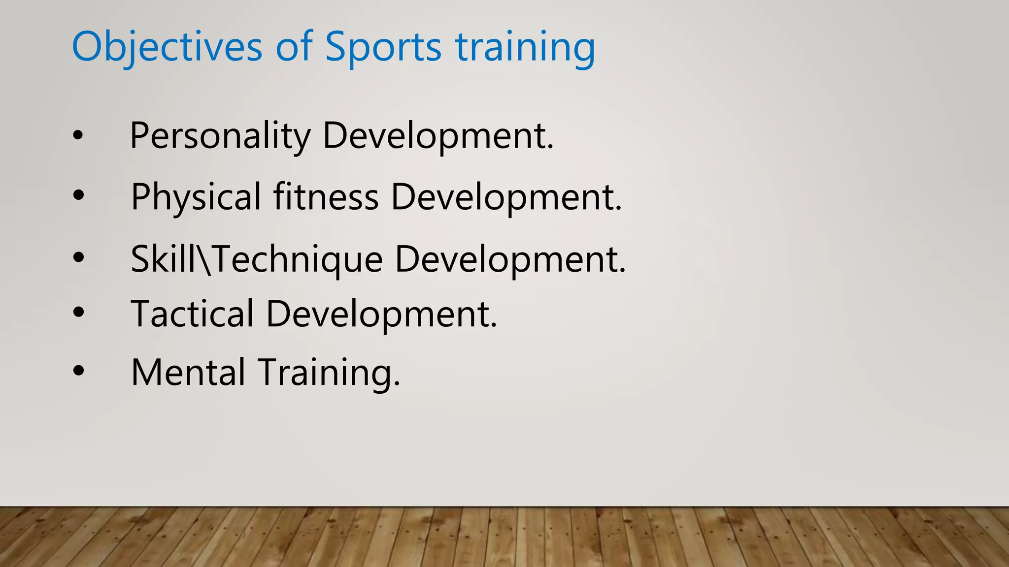 sports training 1 | PPT