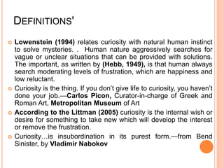 Presentation1 on curiosity rm | PPT