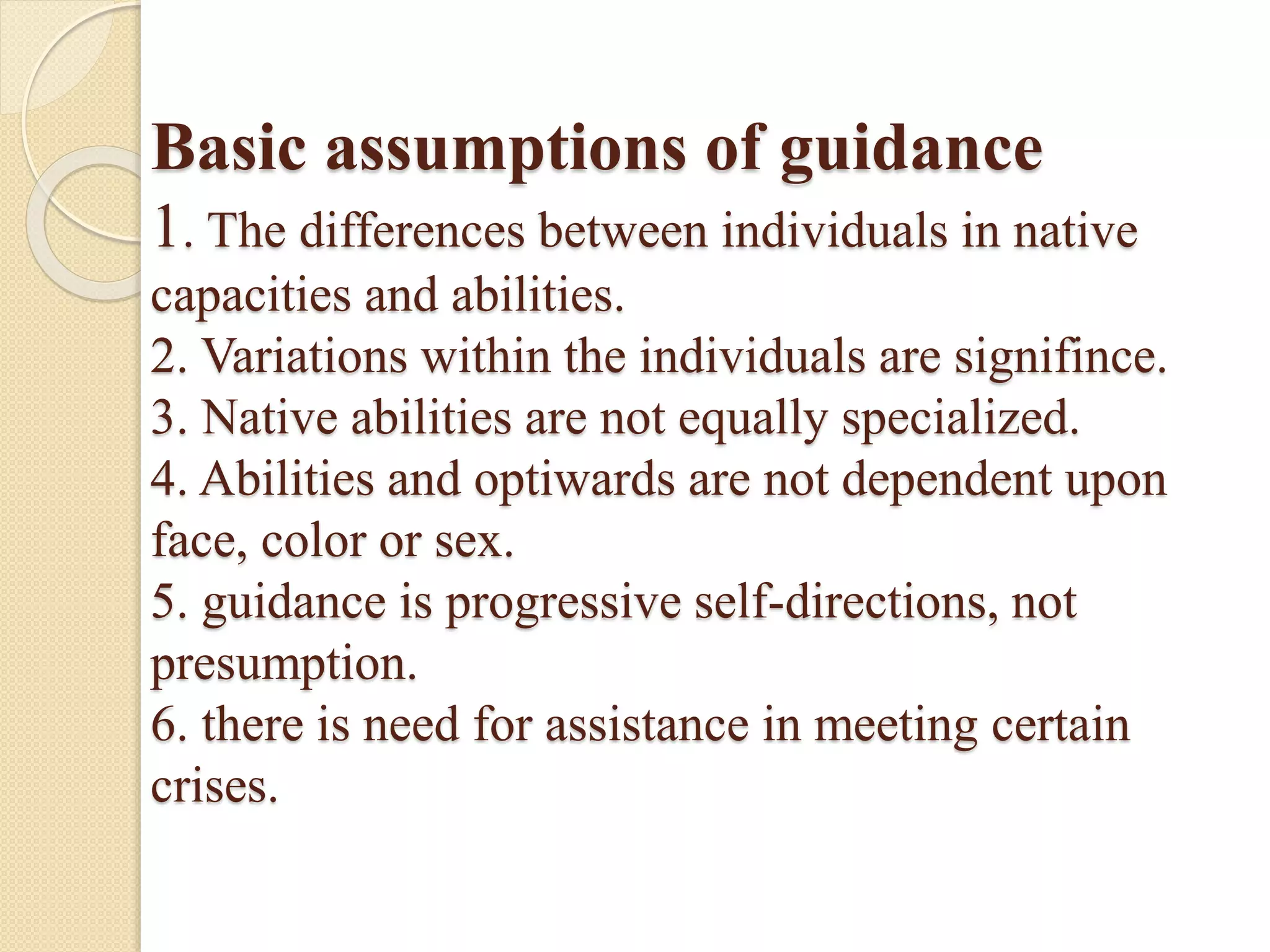 Presentation1 on guidance | PPTX