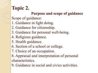 Presentation1 on guidance | PPTX | Education