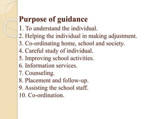 Presentation1 on guidance | PPTX