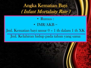 Ukuran-ukuran epidemiologi | PPT