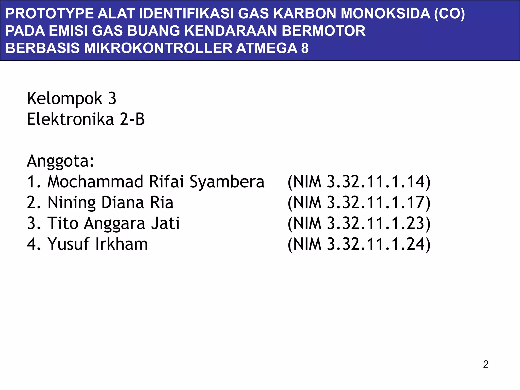 Presentation1 Proyek Elektronika | PPTX