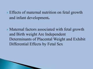 PPT on Embryological and fetal development | PPTX