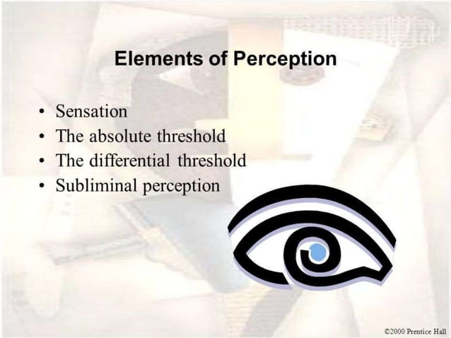 PowerPoint Presentation on perception | PPTX | Science