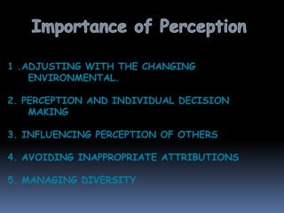 PowerPoint Presentation on perception | PPTX | Science