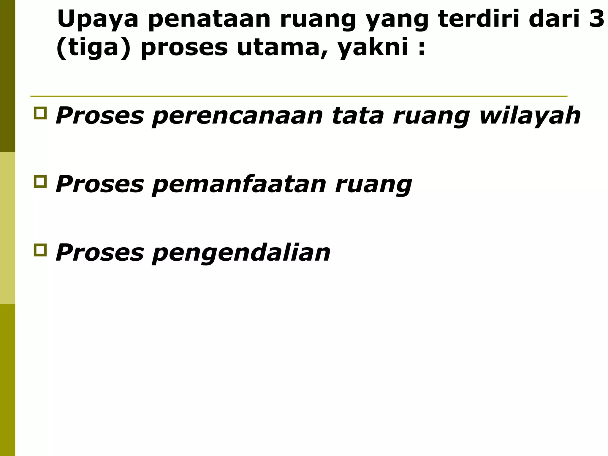 Perencanaan Tata Ruang | PPT