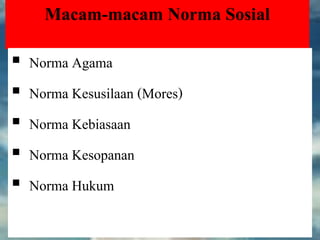 BERBAGAI NILAI DAN NORMA PKN | PPTX