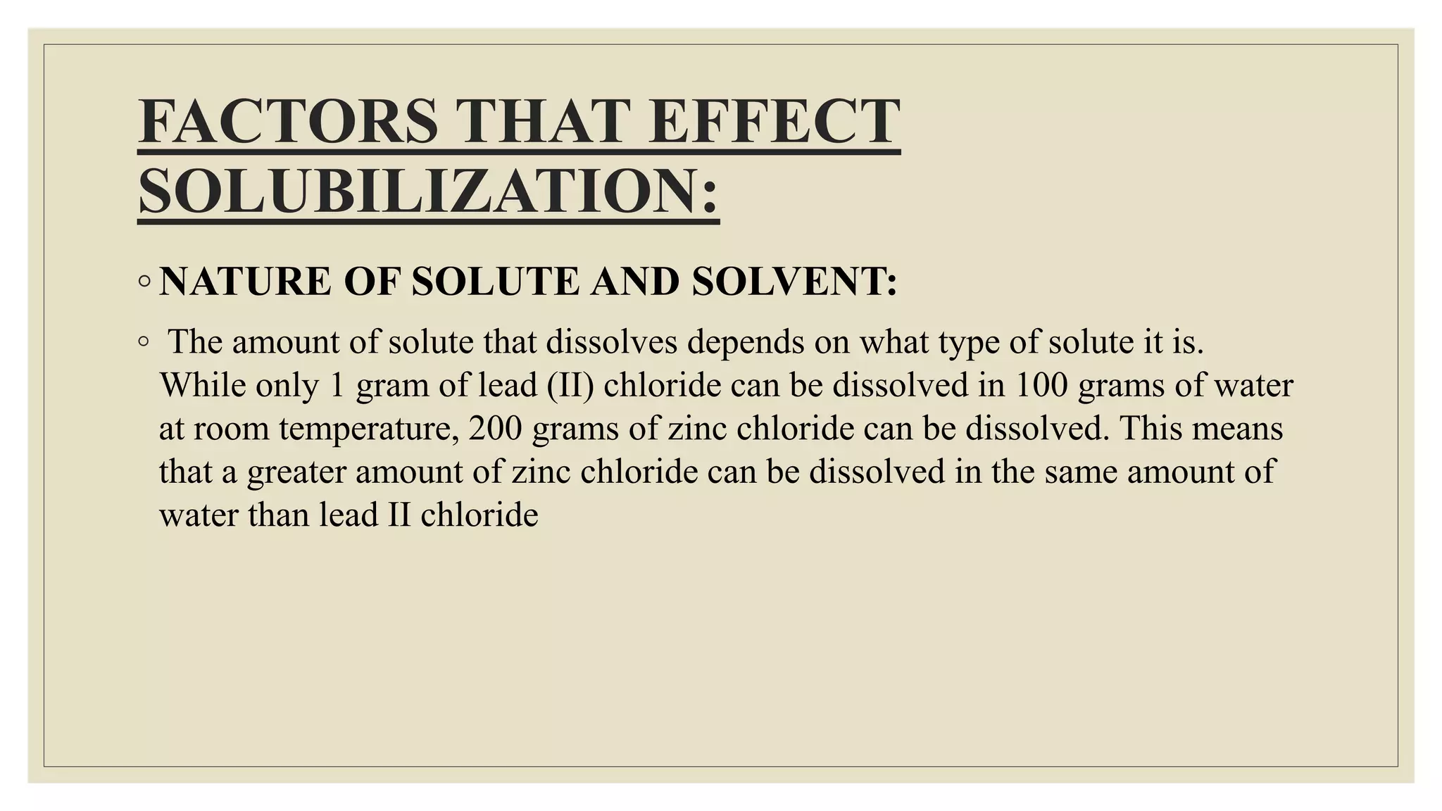 solubilization ( physical pharmacy ) | PPTX