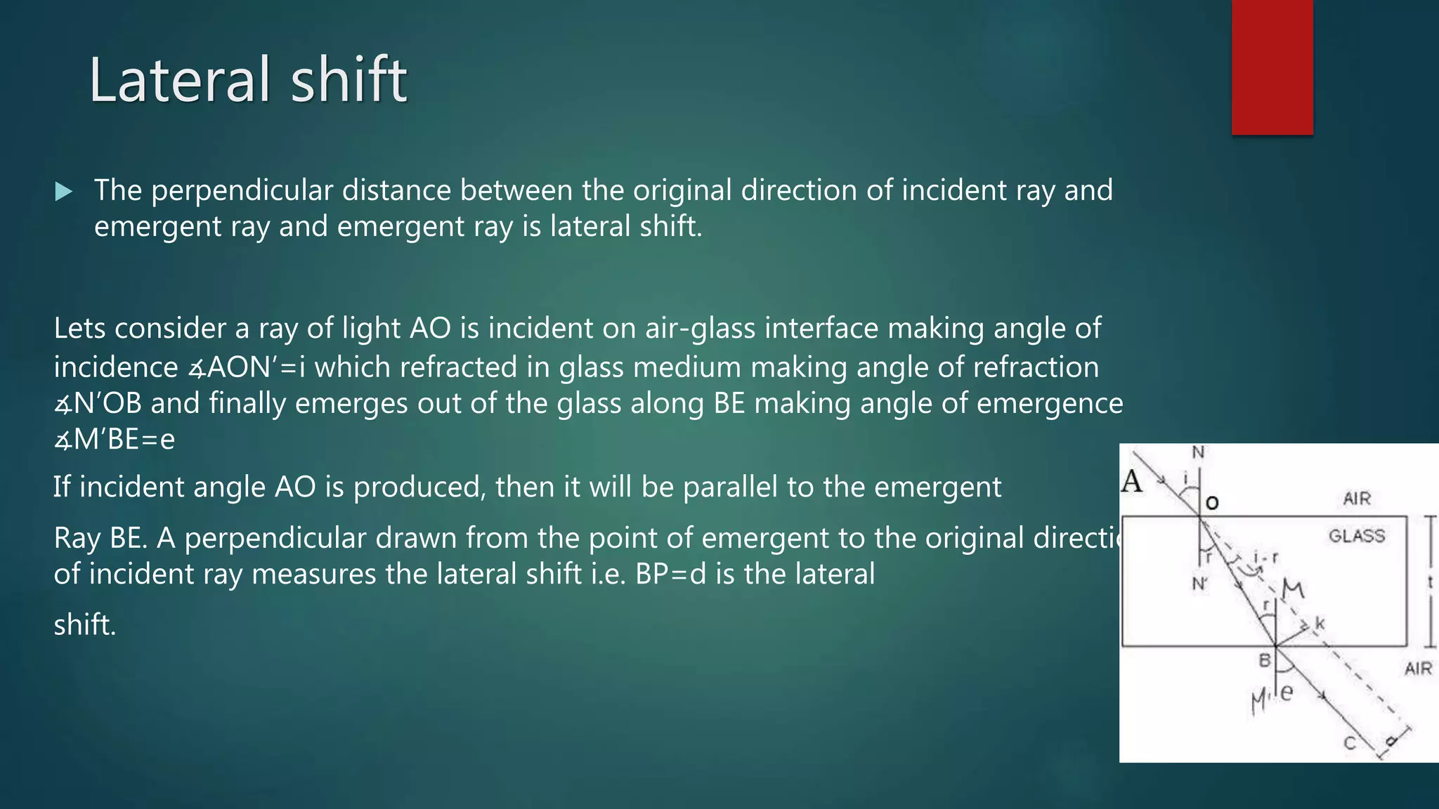 Presentation of lateral shift | PPTX