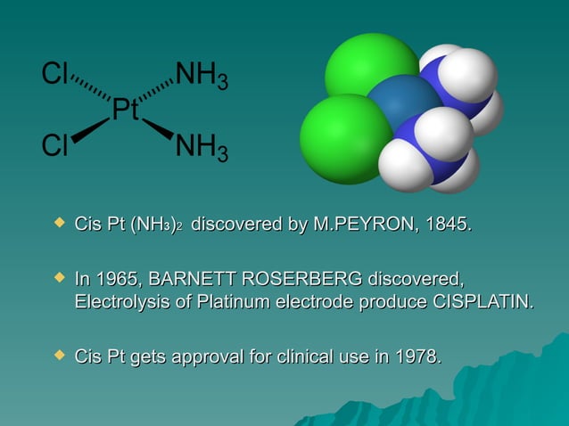 PLATINUM DRUGS PRESENTATION | PPT | Cancer | Diseases and Conditions