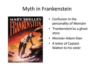 Myth & Morality in Frankenstein | PPTX