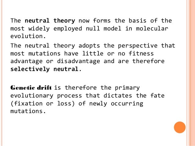 Presentation1population neutral theory
