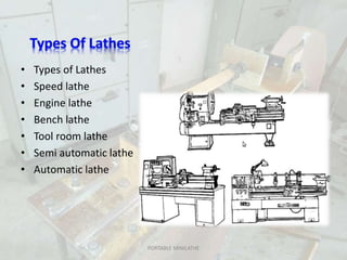 Portable mini lathe | PPTX