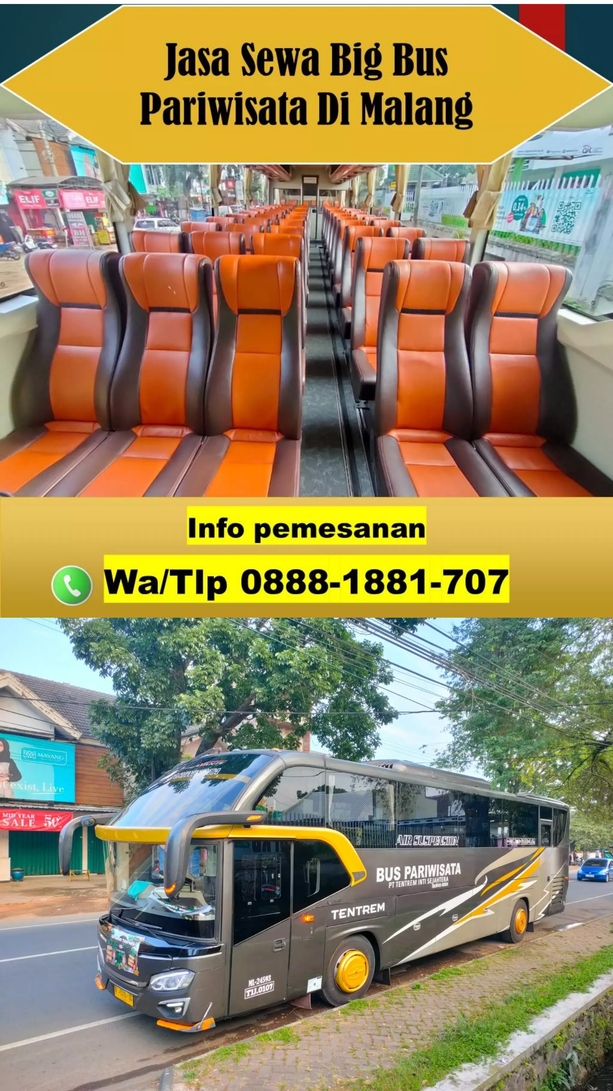Wa/Tlp 0888-1881-707, jasa sewa big bus antar kota di malang | PDF