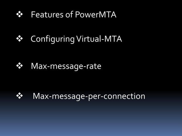 power mta | PPTX | Email | Internet