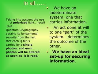 Quantum Cryptography | PPT